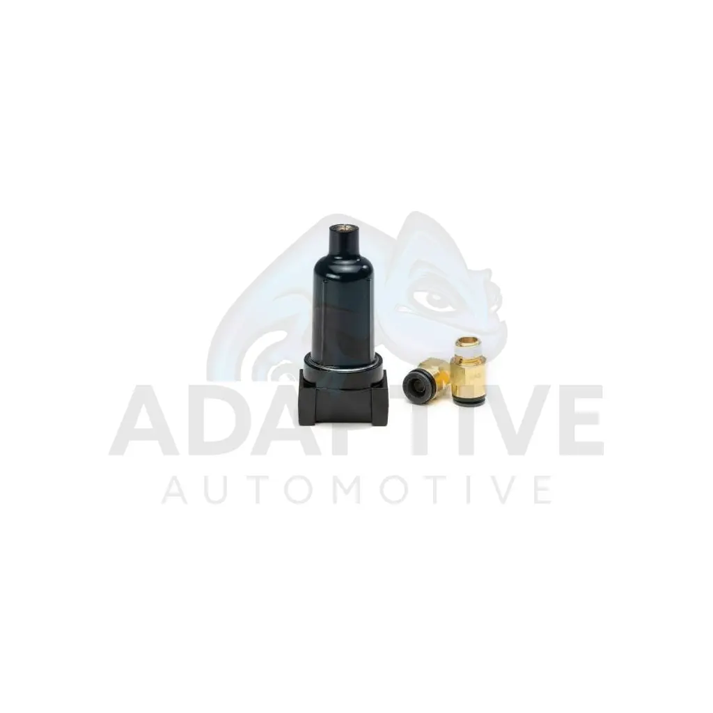 Adaptive Automotive - AccuAir Black anodized aluminum air filter