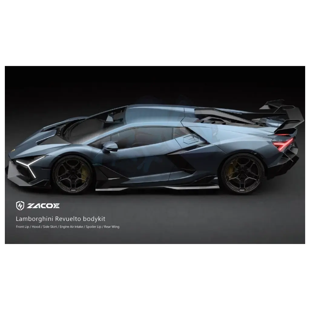 Adaptive Automotive - Zacoe Side Skirt-Door Blades Carbon Fiber